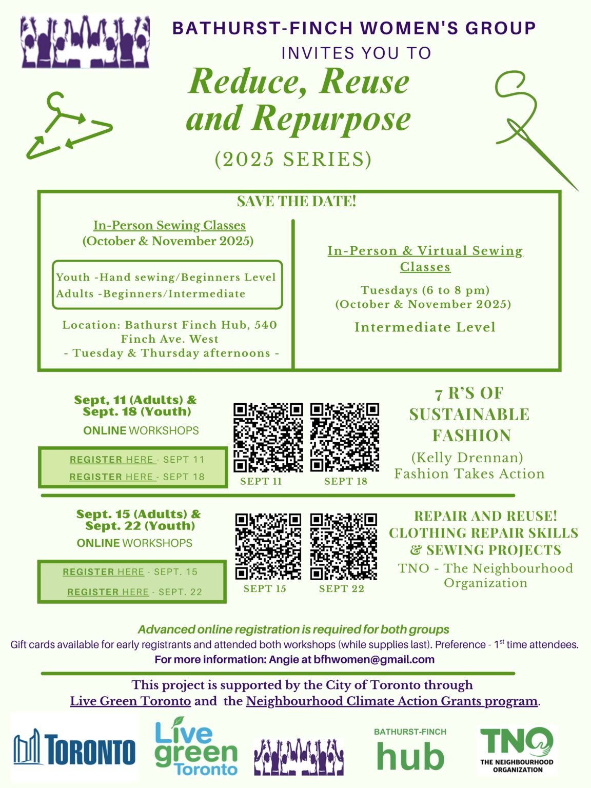Reduce, Reuse and Repurpose - 2025 Series